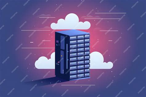 Premium Photo Cloud Data Storage Database Cloud Computing Concept And