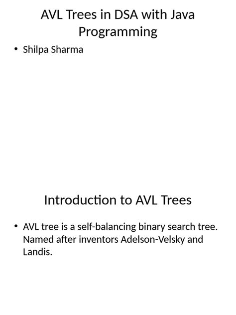 Avltreesdsajava Pdf