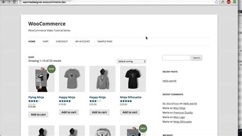 05 How To Use Shop Page For Homepage Woocommerce Tutorial Youtube
