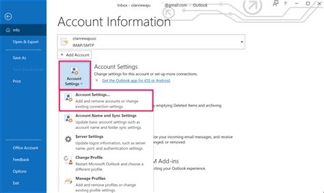Comment Supprimer Ou Supprimer Un Compte De Messagerie Doutlook