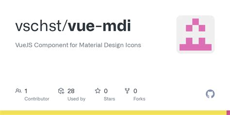 Github Vschstvue Mdi Vuejs Component For Material Design Icons