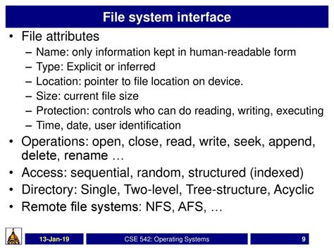 CSE Operating Systems Ppt Download
