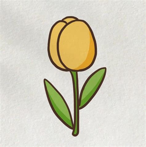 黄色的简笔画一定要简单又好看（流行14张）简笔画图片大全