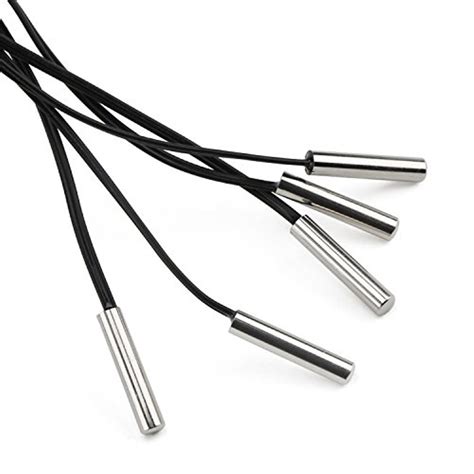 10k Temperature Sensor Probe Drok 5pcs 1 Meter Waterproof Temp Sensor Probe Stainless Steel