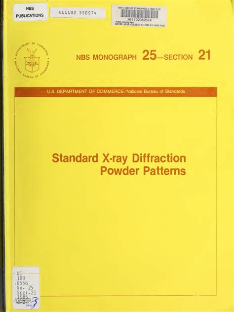 Jcpds Card Download Free Pdf Engineering X Ray Crystallography