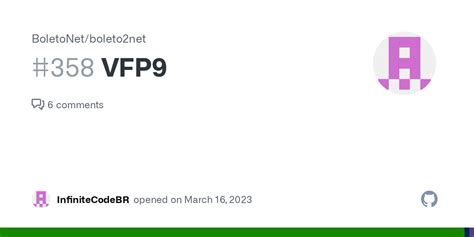 Vfp9 · Issue 358 · Boletonetboleto2net · Github