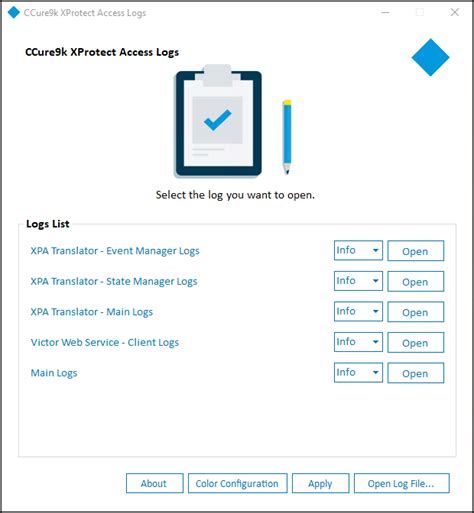 Using The Log Viewer Application