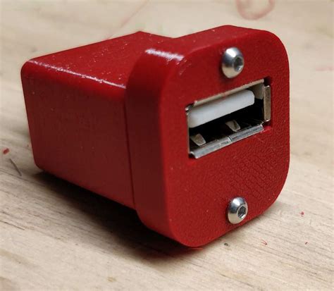Usb A Female Breakout Cable Housing By Jamehz Download Free Stl Model