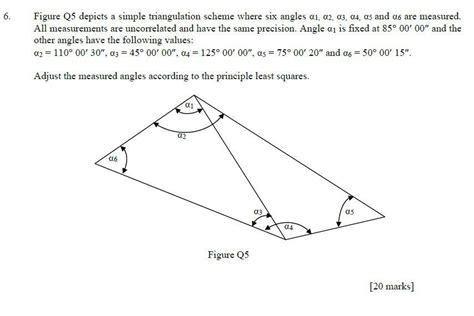 Figure Q5 Depicts A Simple Triangulation Scheme Where