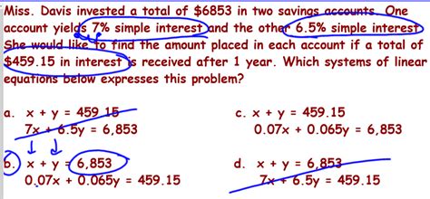 2 Variable Word Problems