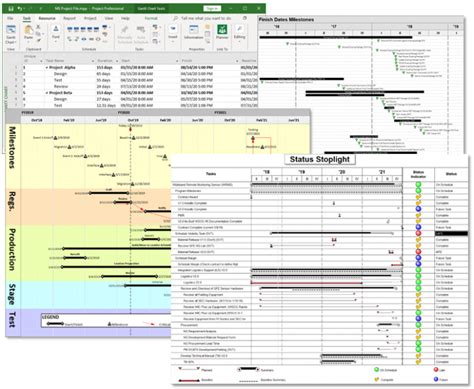 Gantt Chart Software Milestones Professional Gantt Charts