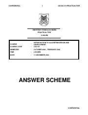 CSC OCT PRACTICAL TEST ANWER SCHEME Pdf CONFIDENTIAL CS CSC PRACTICALTEST