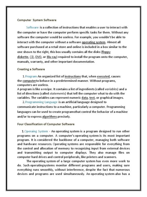 Computer System Software Download Free Pdf C Programming Language