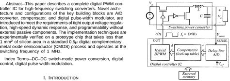 Pdf High Frequency Digital Pwm Controller Ic For Dc Dc Converters
