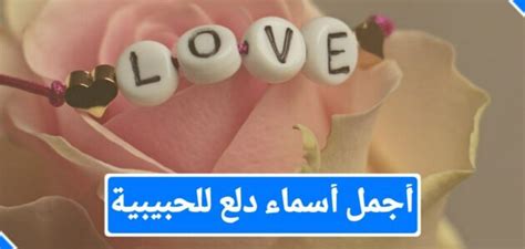 اسامي دلع لحبيبتي