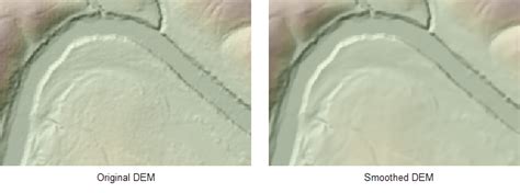 Use The Feature Preserving Smoothing Tool On Elevation Surfaces