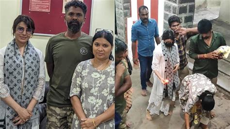 samantha visits palani murugan temple amid myositis recovery see pics videos india today