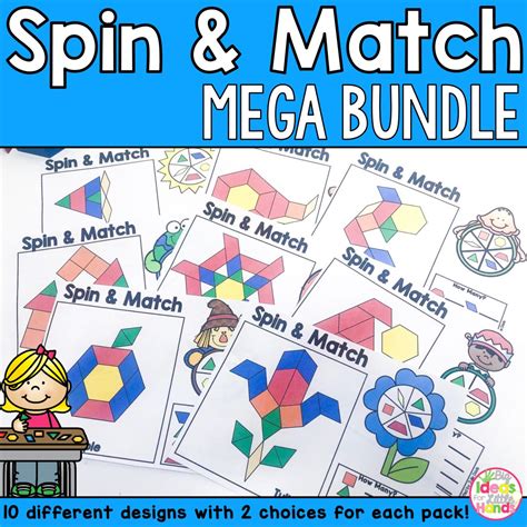 Pattern Blocks Mat Math Center Growing Bundle Big Ideas For Little Hands