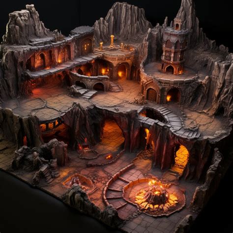 12 Volcanic Forge Dnd Maps Tabletop Rpg Adventure Digital Download