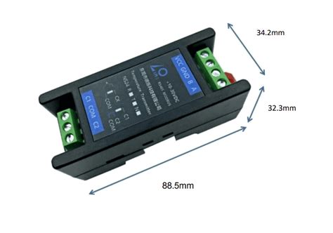 Dual Channel K Type Thermocouple To RS Modbus RTU Adapter