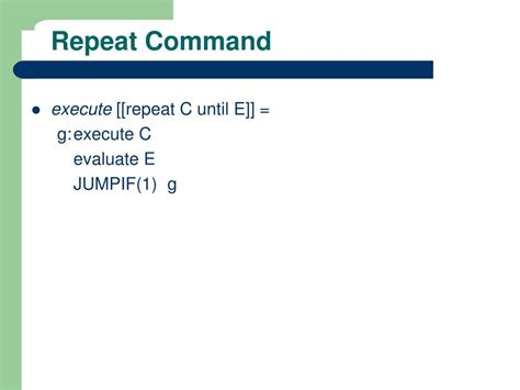 Ppt Repeat Until Command Powerpoint Presentation Free Download Id5614568