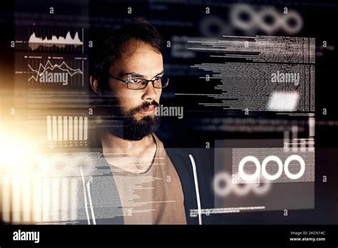 Theres Always Improvements To Be Made A Young Computer Programmer Working On Source Code Stock