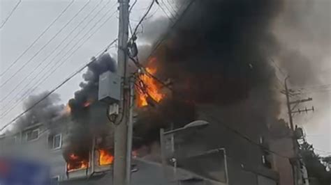 의정부 가방 공장서 불목격자 가방 사이에서 불꽃 튀어 네이버 Tv