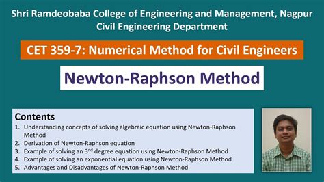 Newton Raphson Method YouTube