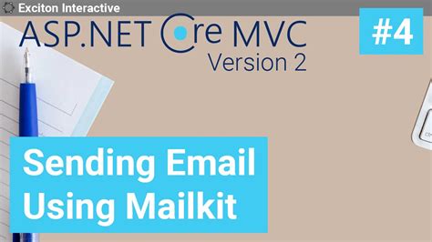 sending email using mailkit 4 asp core 2 youtube