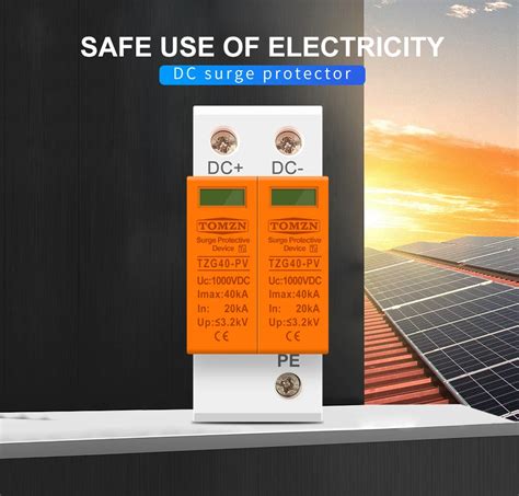 Tomzn 2 Pole 1000v Dc Surge Protector Device General Power Electric