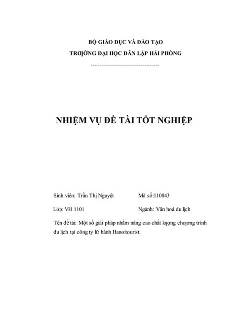 Kh A Lu N Gi I Ph P N Ng Cao Ch T L Ng Ch Ng Tr Nh Du L Ch T I C Ng Ty Doc