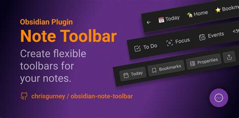 creating toolbars from callouts · chrisgurney obsidian note toolbar