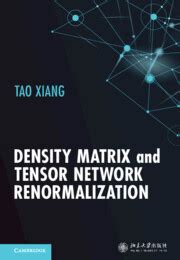 Tensor Network Ansatz Of Wave Functions Chapter Density Matrix And Tensor Network