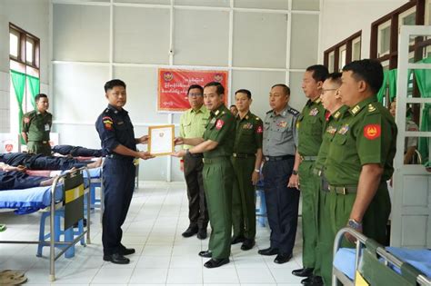 ကျိုင်းတုံမြို့၌ ၇၈ နှစ်မြောက် မြန်မာနိုင်ငံမီးသတ်တပ်ဖွဲ့နေ့ကို ကြိုဆိုဂုဏ်ပြုသောအားဖြင့် စုပေ