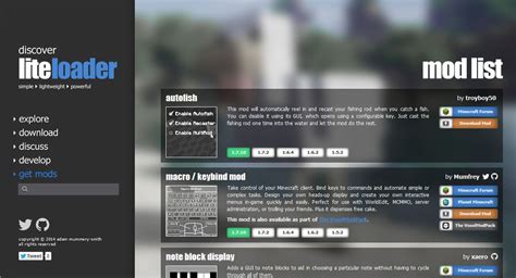 Macro Keybind Mod Mods For Liteloader Lightweight Mod Loader For Minecraft