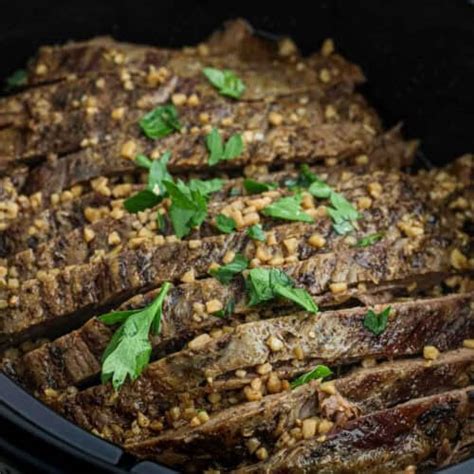 Slow Cooker Flank Steak Eating On A Dime