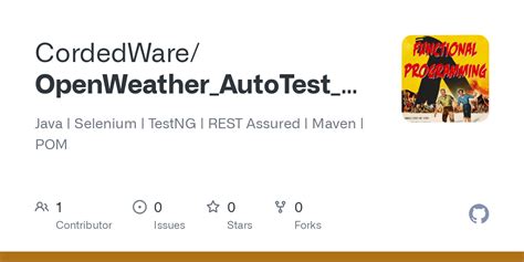 GitHub CordedWare OpenWeather AutoTest Framework Java Selenium TestNG REST Assured