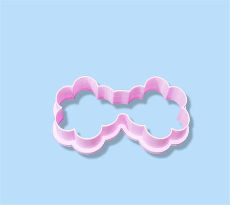 Flower Glasses Cookie Cutter Etsy