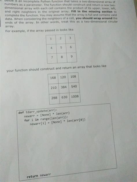 Solved Below Is An Incomplete Python Function That Takes A Chegg