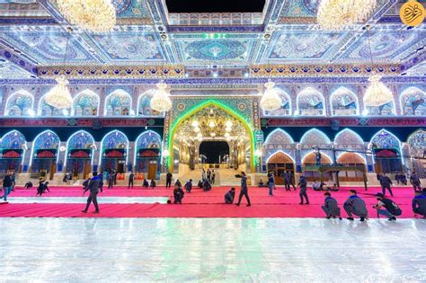 همشهری آنلاین تصاویر حرم امام حسین برای زائران با موکت قرمز مفروش شد