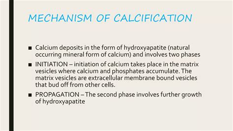 Pathologic Calcification Pptx Bone And Joint Conditions Diseases And Conditions