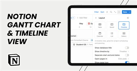 notion gantt charts with timeline view 2024 tutorial