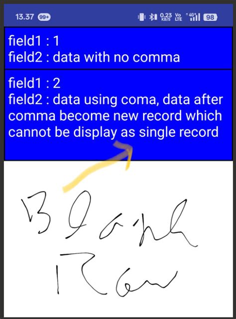Solution To Get Data For Listview That Contain Comma Mit App Inventor