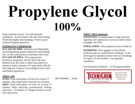 Propylene Glycol — Technichem