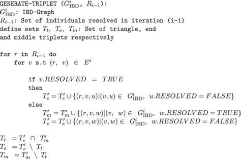 Algorithm For Triplet Generation Download Scientific Diagram