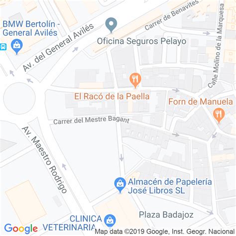 Código Postal Calle Marines En Valencia Codigopostaldees