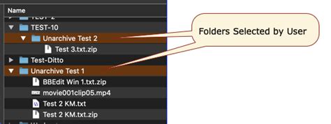Unarchive Uncompress All Files In Selected Folders Example Macro