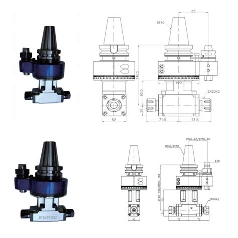 Cnc 90 Degree Angle Head Ag90 Er16 Er20 Er32 Double Head Angle Head Angle Head And Cnc Angle Head