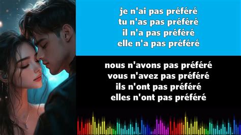 Nauka Francuskiego I Koniugacja ♫ Préférer I Passé Composé Négatif