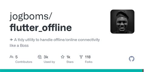 Github Jogbomsflutteroffline ️ A Tidy Utility To Handle Offlineonline Connectivity Like A Boss